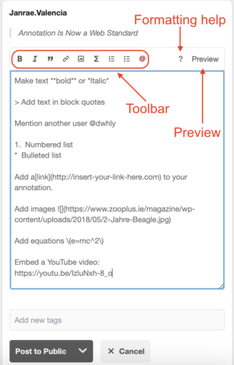 Annotation Basics : Hypothesis