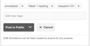 Annotation Basics : Hypothesis