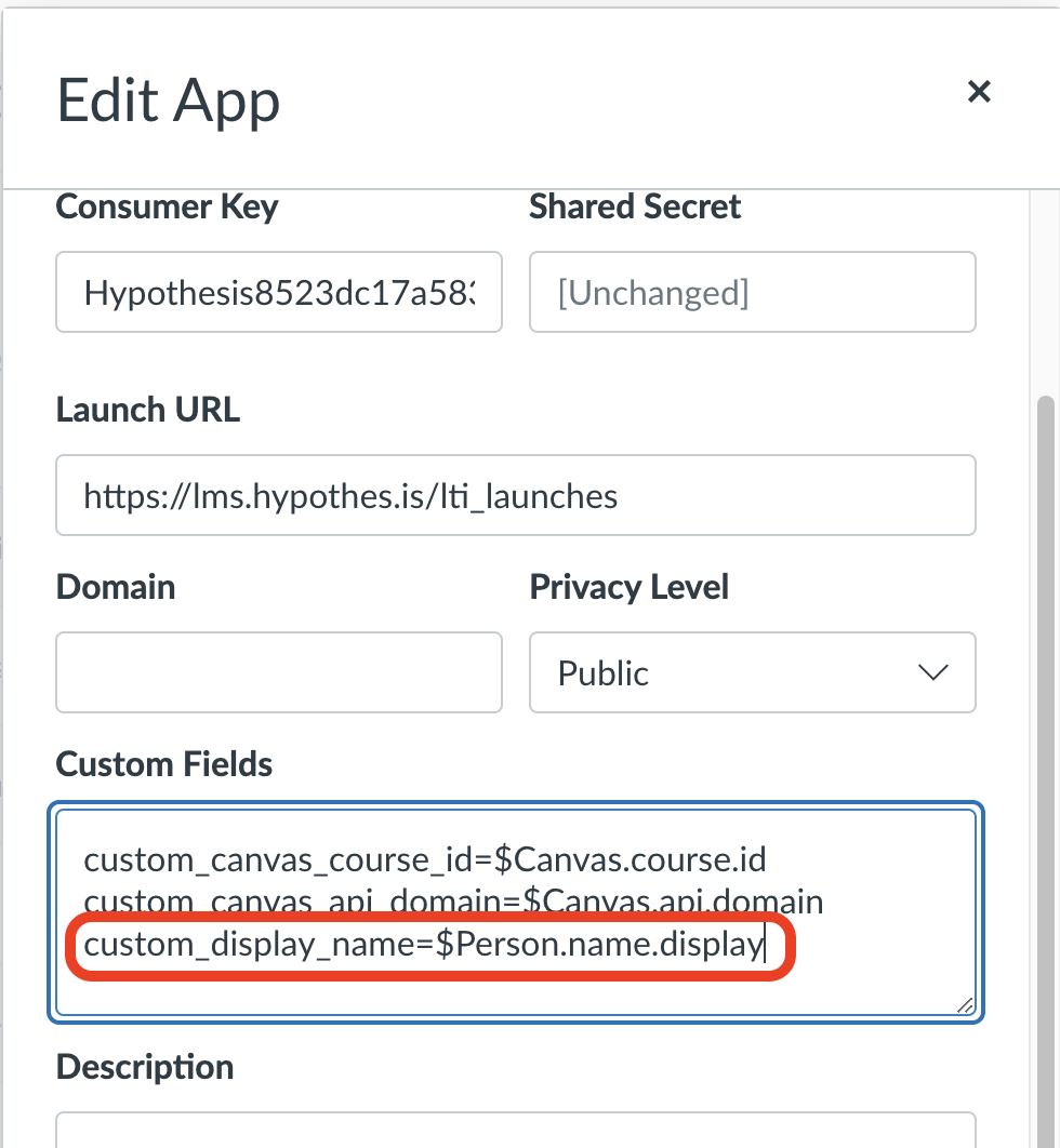 Changing Display Names in the Hypothesis LMS App : Hypothesis
