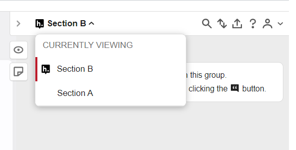 Using the Hypothesis integration with Canvas Sections : Hypothesis